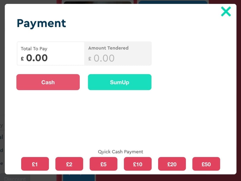 Quick Cash & Payment Button Colours