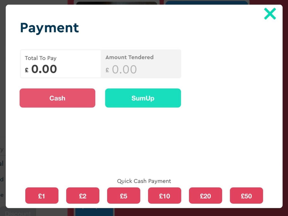 Quick Cash & Payment Button Colours