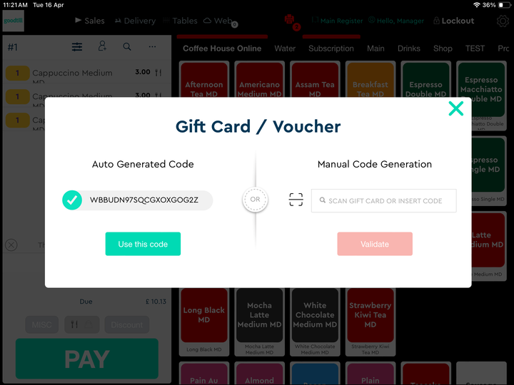 PRO | Vouchers/Giftcard - Setup