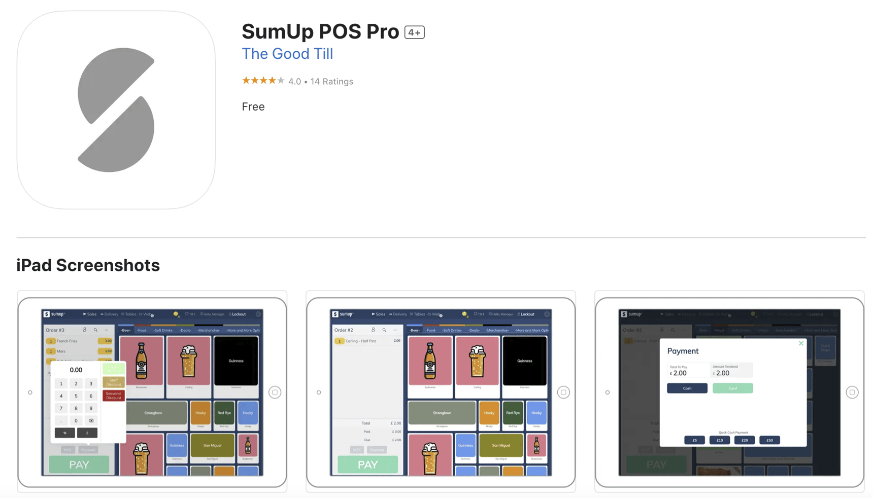 Downloading The SumUp POS PRO App