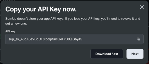 SumUp Solo API Connection