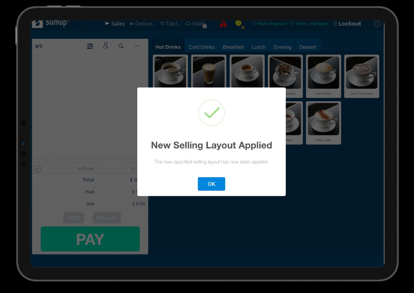 Selling Layout Updates