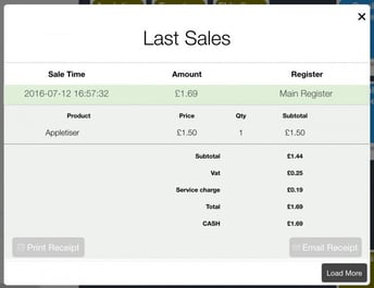 Previous Transactions